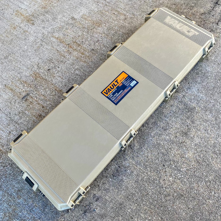 Pelican V800 Vault Double Rifle Case FDE - GUNTICKETS [10 SPOT] - GUNBROS