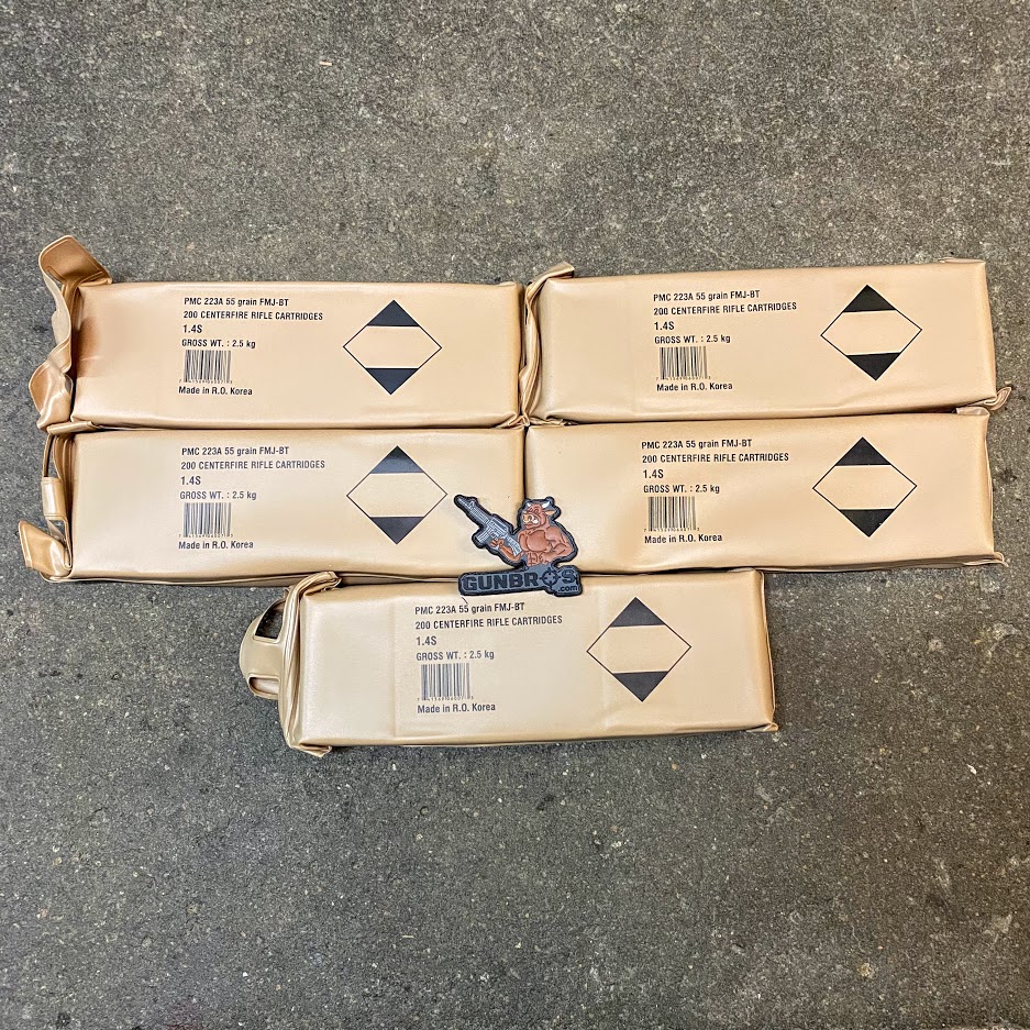 1000rds PMC .223 55gr Battle Packs - GUNTICKETS [10 SPOT] - GUNBROS