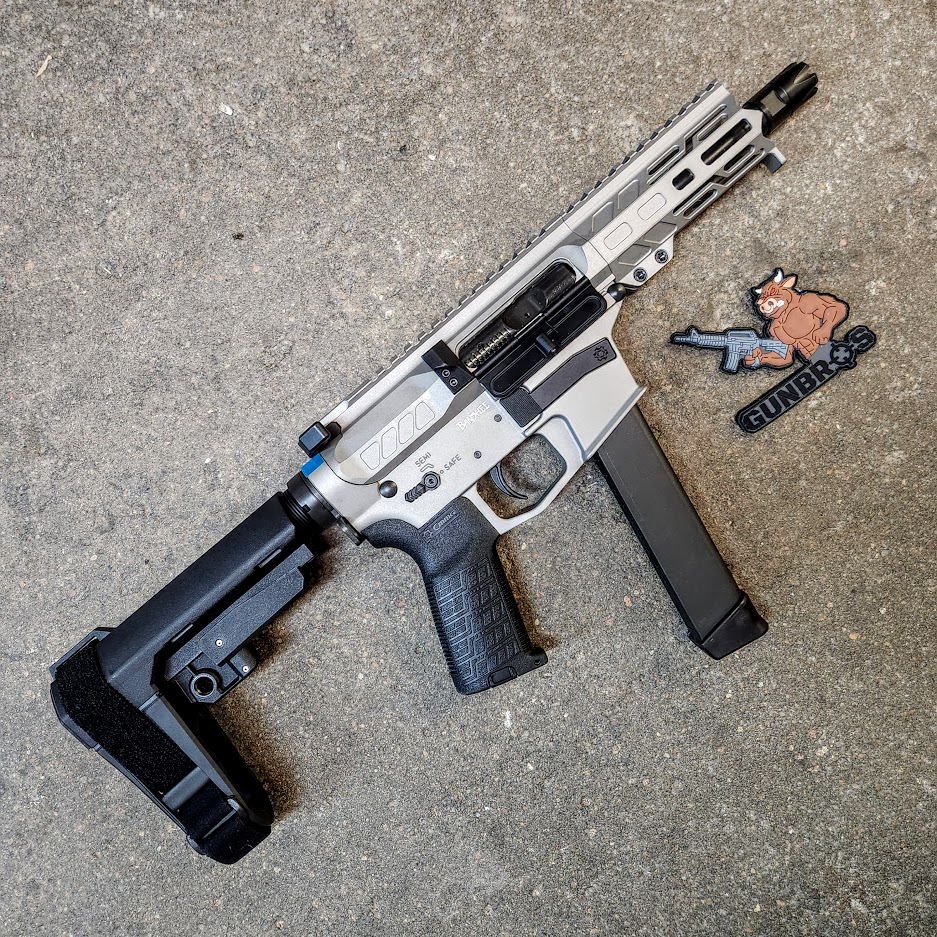 CMMG Banshee MKGS 9mm 5" Titanium Cerakote - GUNTICKETS [20 SPOT] - GUNBROS