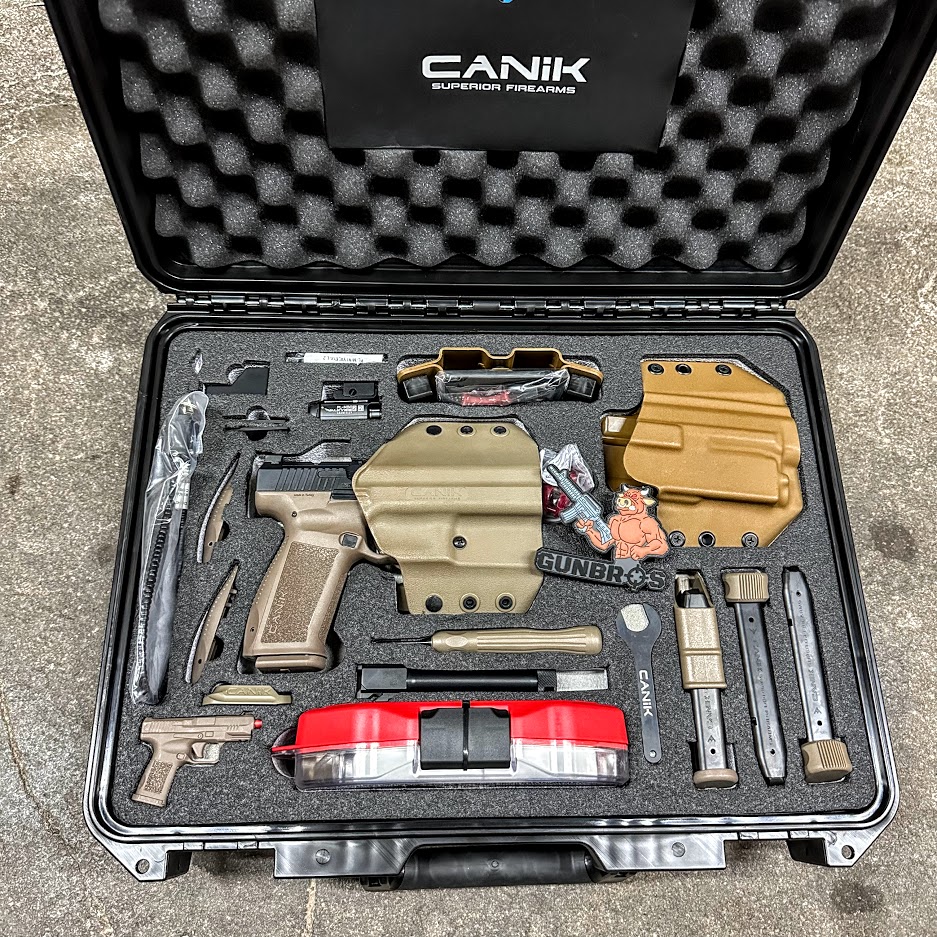 Canik Mete SFT 9mm Loadout Kit (Holsters, Red Dot, Flashlight, Cleaning ...