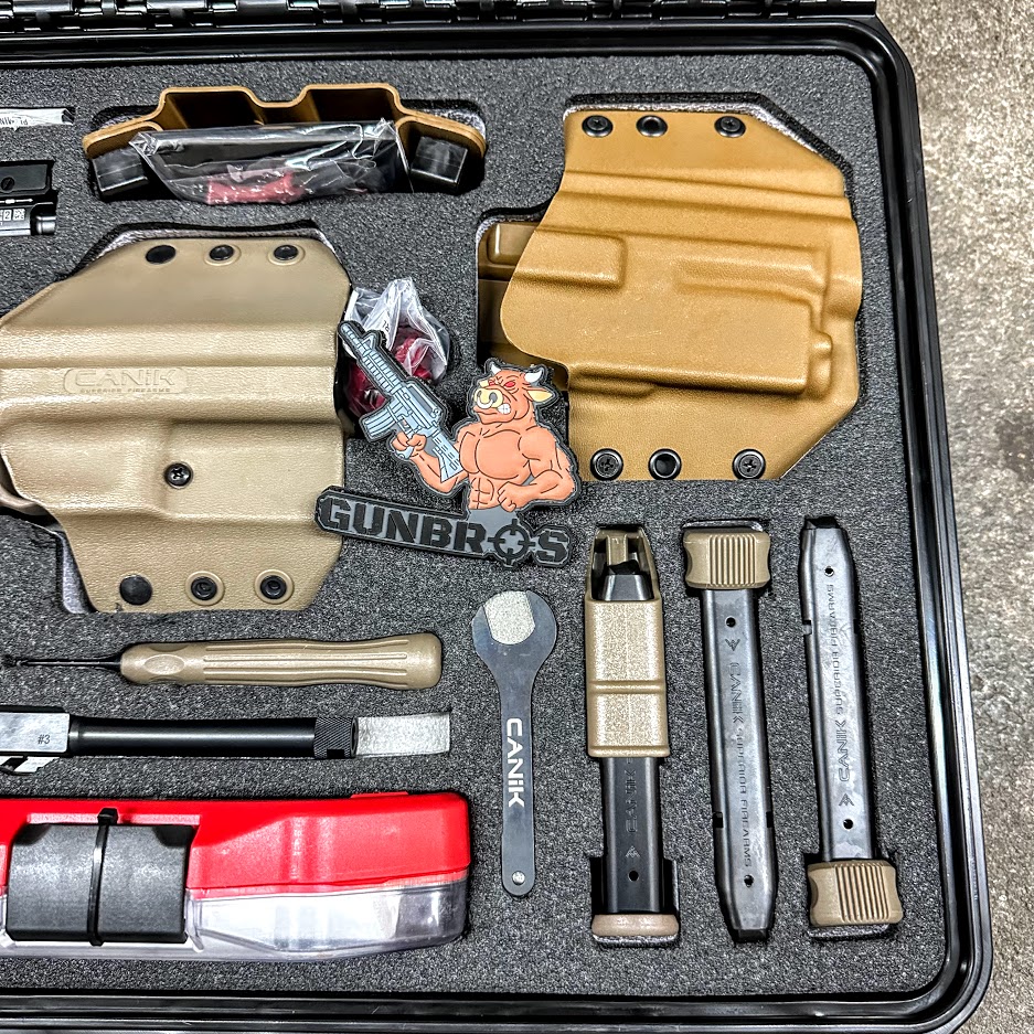 Canik Mete SFT 9mm Loadout Kit (Holsters, Red Dot, Flashlight, Cleaning ...