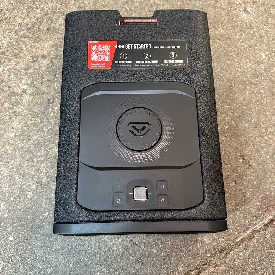 Vaultek Smart Station (Alarm Clock, Wireless Charger, Safe ...