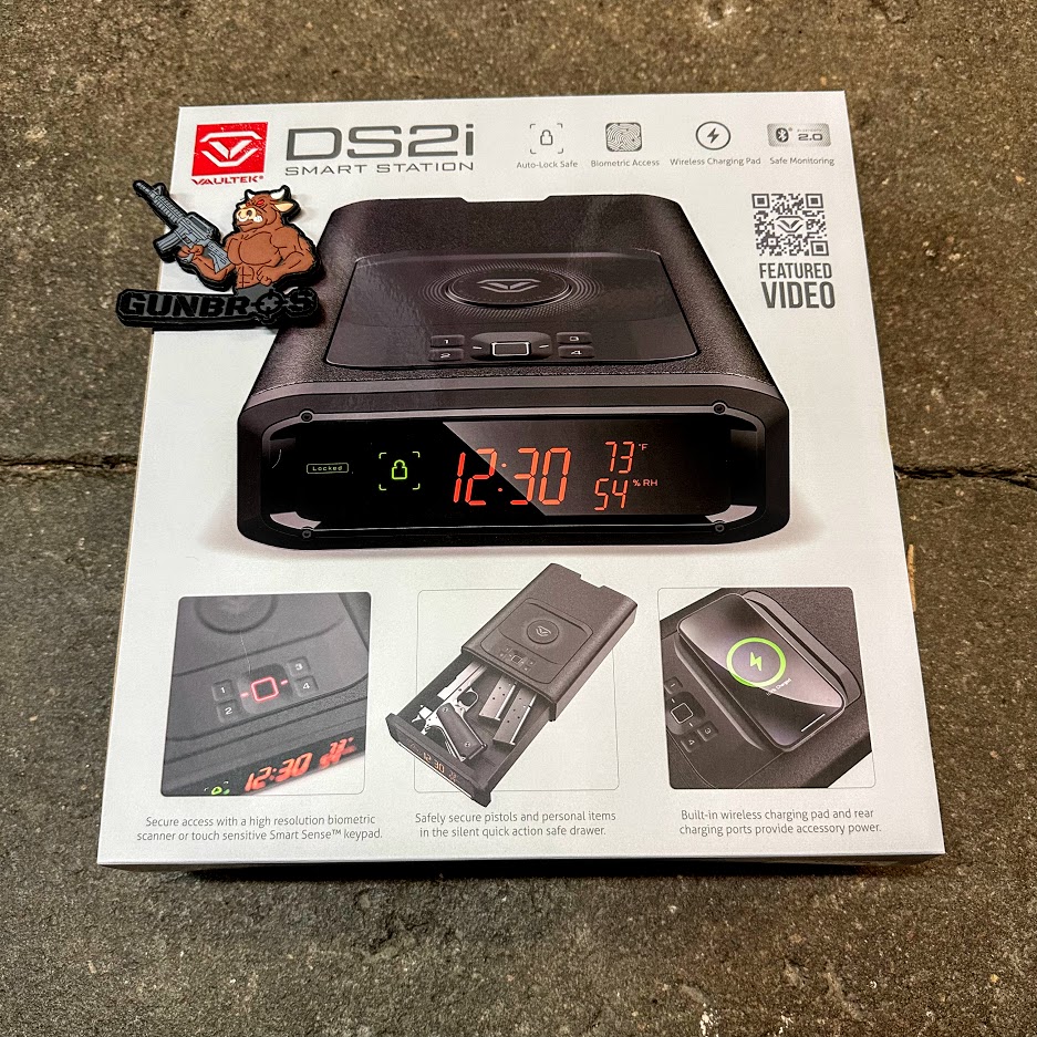 Vaultek Smart Station (Alarm Clock, Wireless Charger, Safe ...