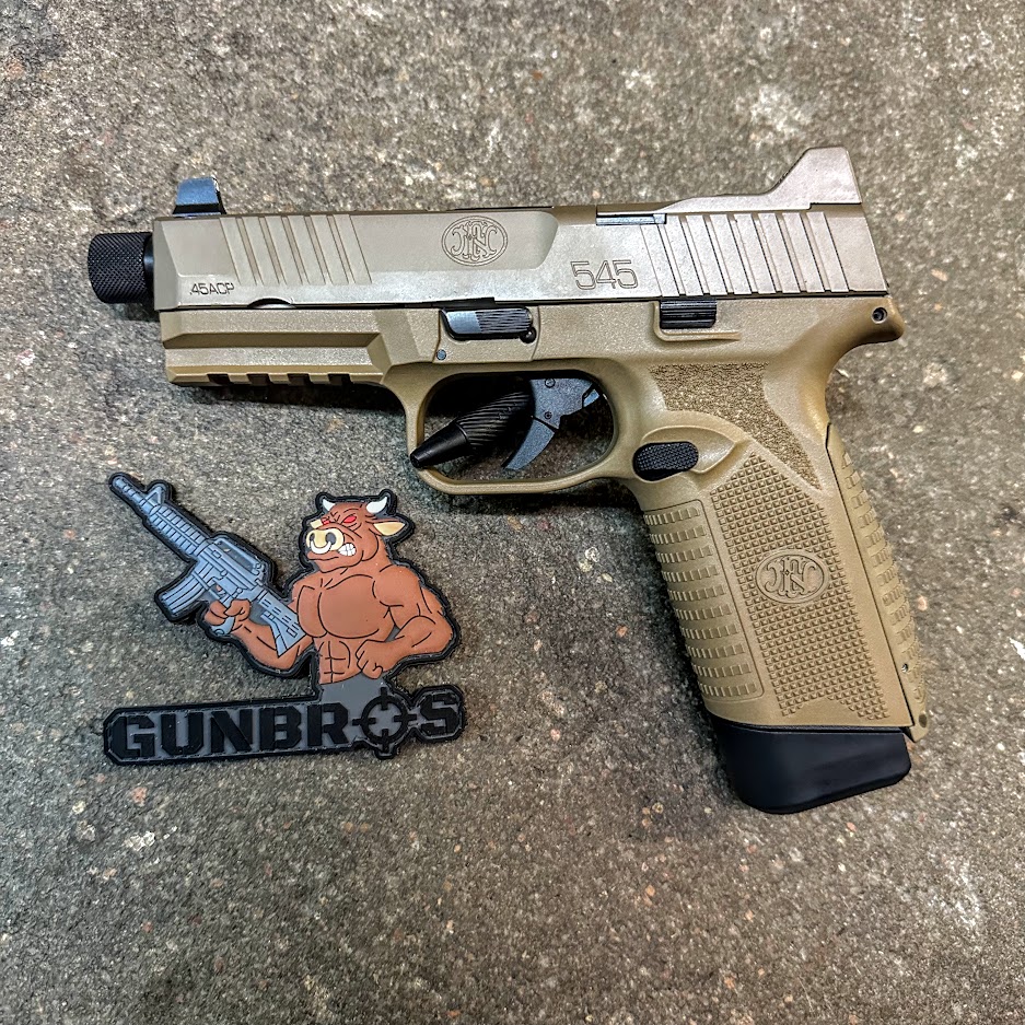 FN 545 Tactical .45 ACP FDE - GUNTICKETS [20 SPOT] - GUNBROS