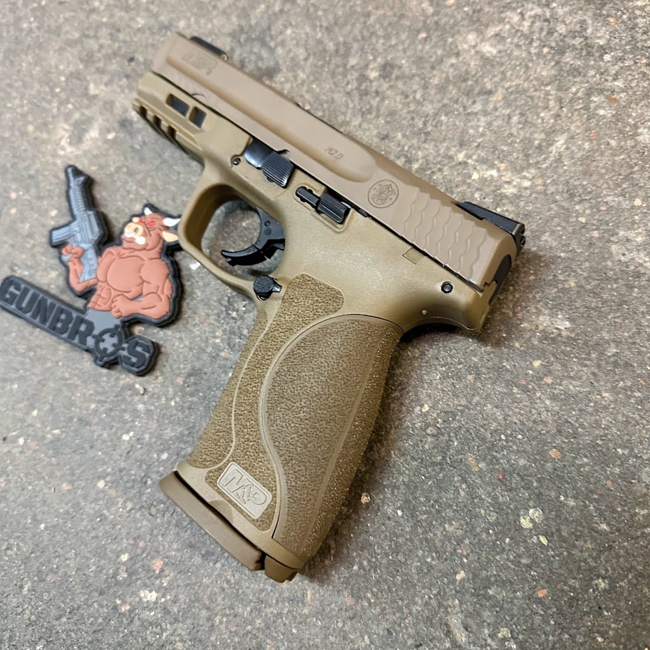 Smith & Wesson M&P M2.0 9mm FDE w/ Truglo TFX Sights - GUNTICKETS [10 ...