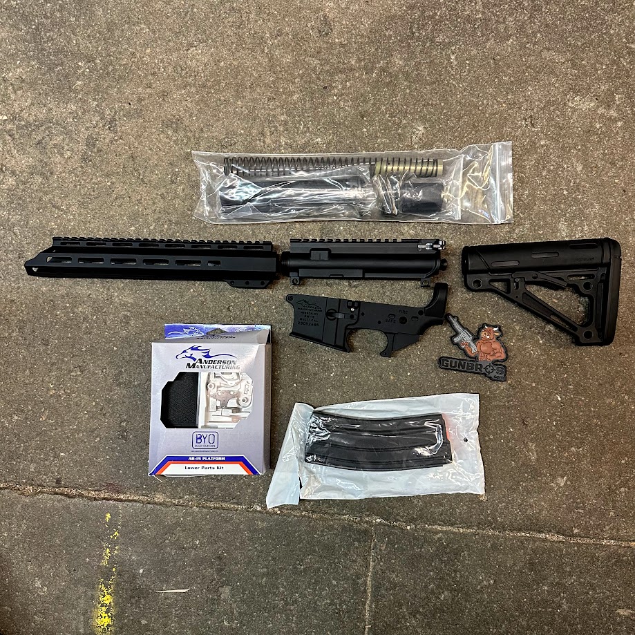 Anderson Complete AR15 Builder Kit (Lower, Barrel, Handguard, Upper ...
