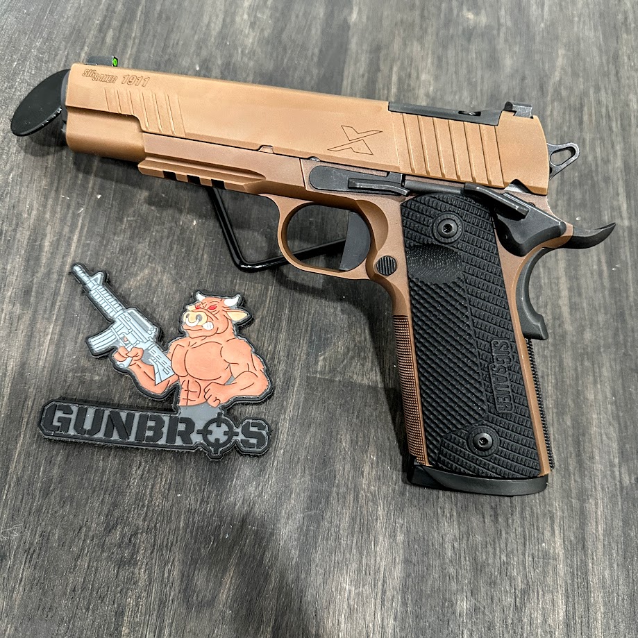 Sig Sauer 1911 X Series FDE .45 ACP - GUNTICKETS [20 SPOT] - GUNBROS