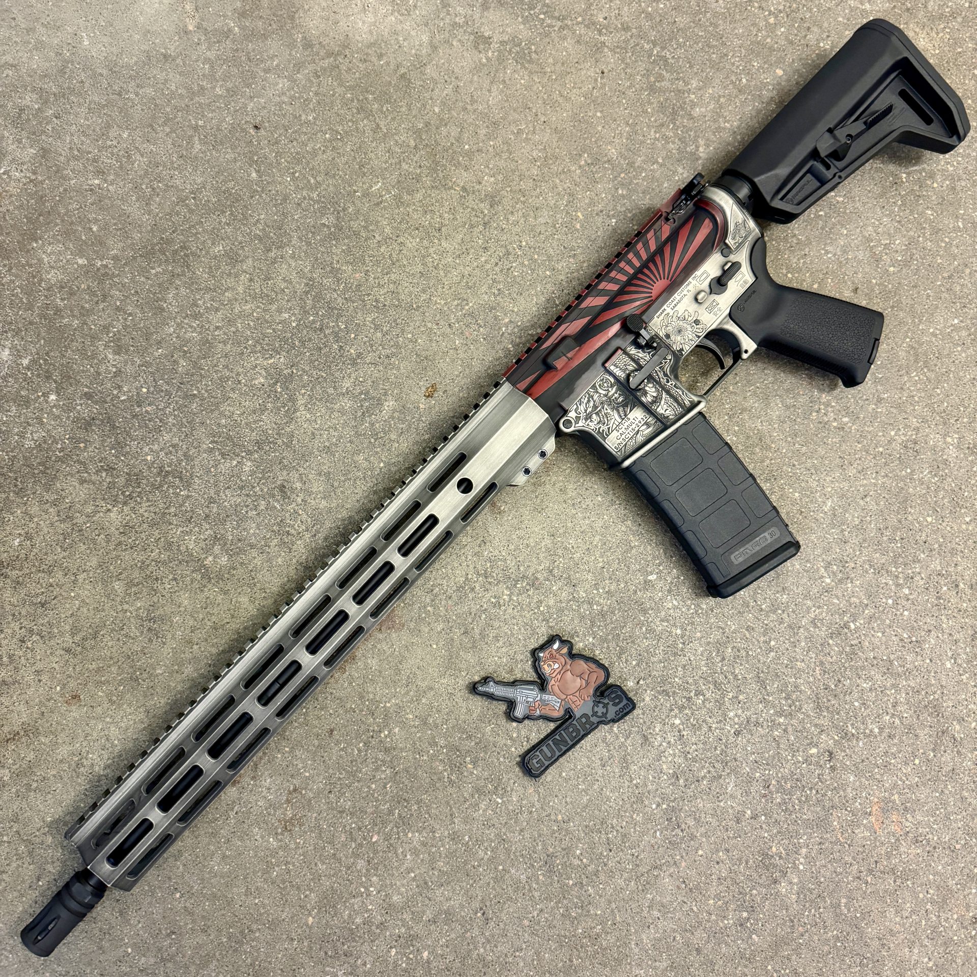 Shark Coast Tactical AR15 5.56mm Bushido Samurai - GUNTICKETS [20 SPOT ...