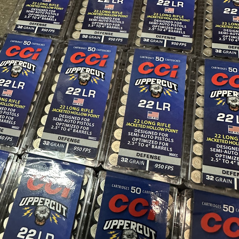 1000rds CCI Uppercut .22LR 32gr JHP - GUNTICKETS [10 SPOT] - GUNBROS