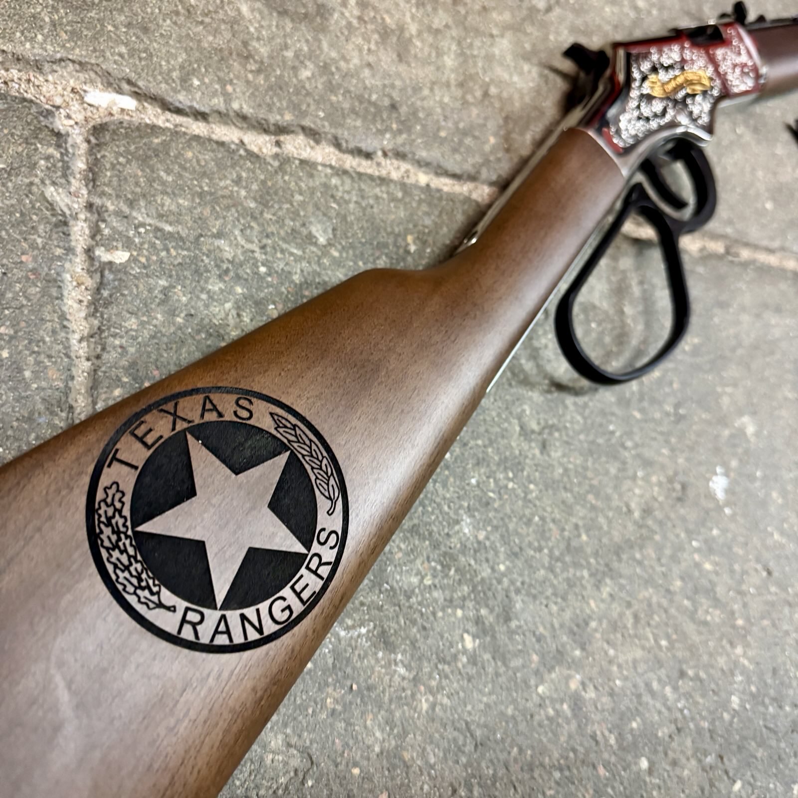 Henry Texas Rangers Gold .22LR Bicentennial Edition - GUNTICKETS [50 ...