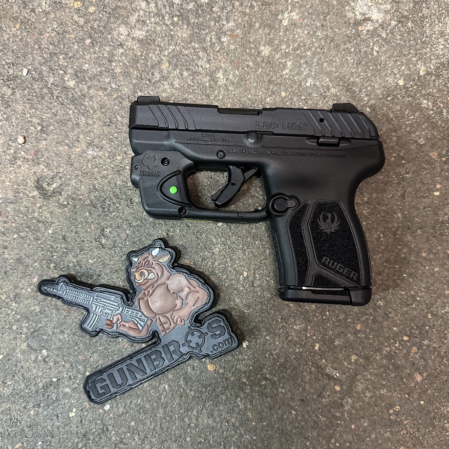 Ruger LCP Max .380 w/ Viridian Green Laser - GUNTICKETS [10 SPOT] - GUNBROS
