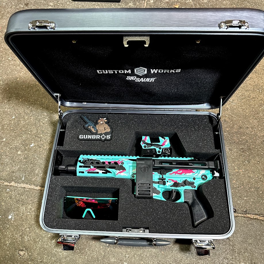 Sig Sauer MCX Rattler .300 Blackout Miami Tiger Stripe w/ Romeo8T (1 of ...