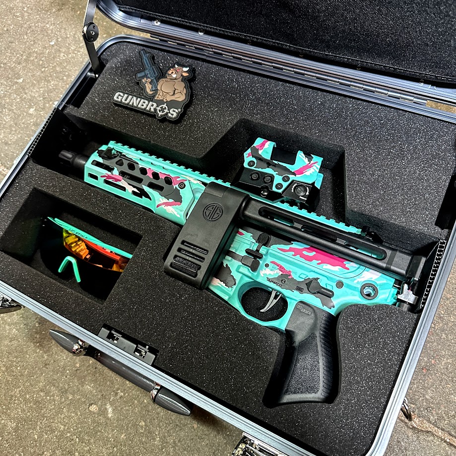 Sig Sauer MCX Rattler .300 Blackout Miami Tiger Stripe w/ Romeo8T (1 of ...