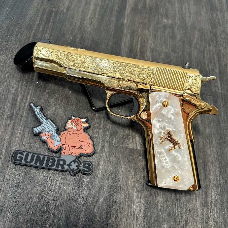 CNC Firearms Colt 1911 24K Gold El Rancho 38 Super (#63 of 300 ...