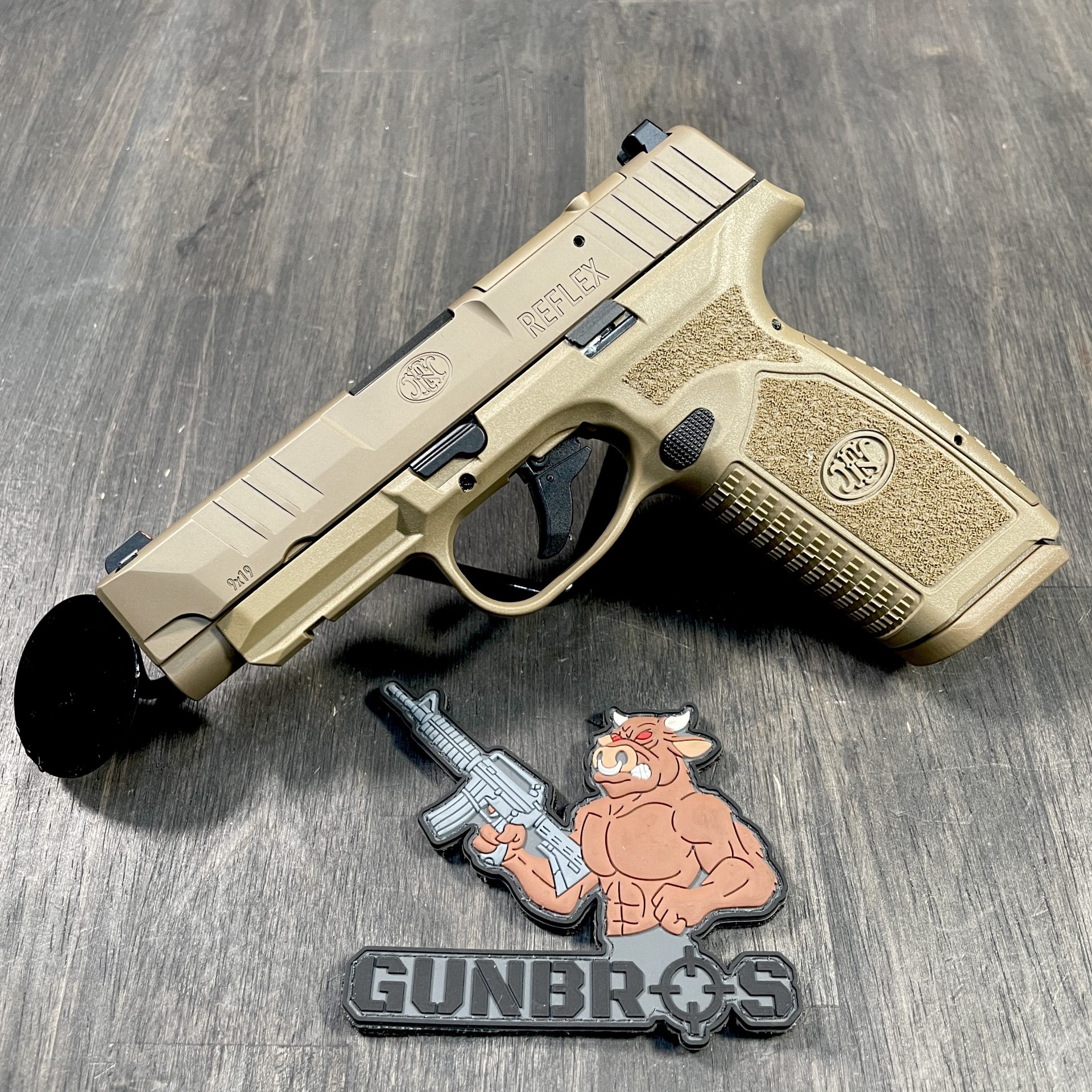 FN Reflex XL MRD Flat Dark Earth 9mm - GUNTICKETS [10 SPOT] - GUNBROS