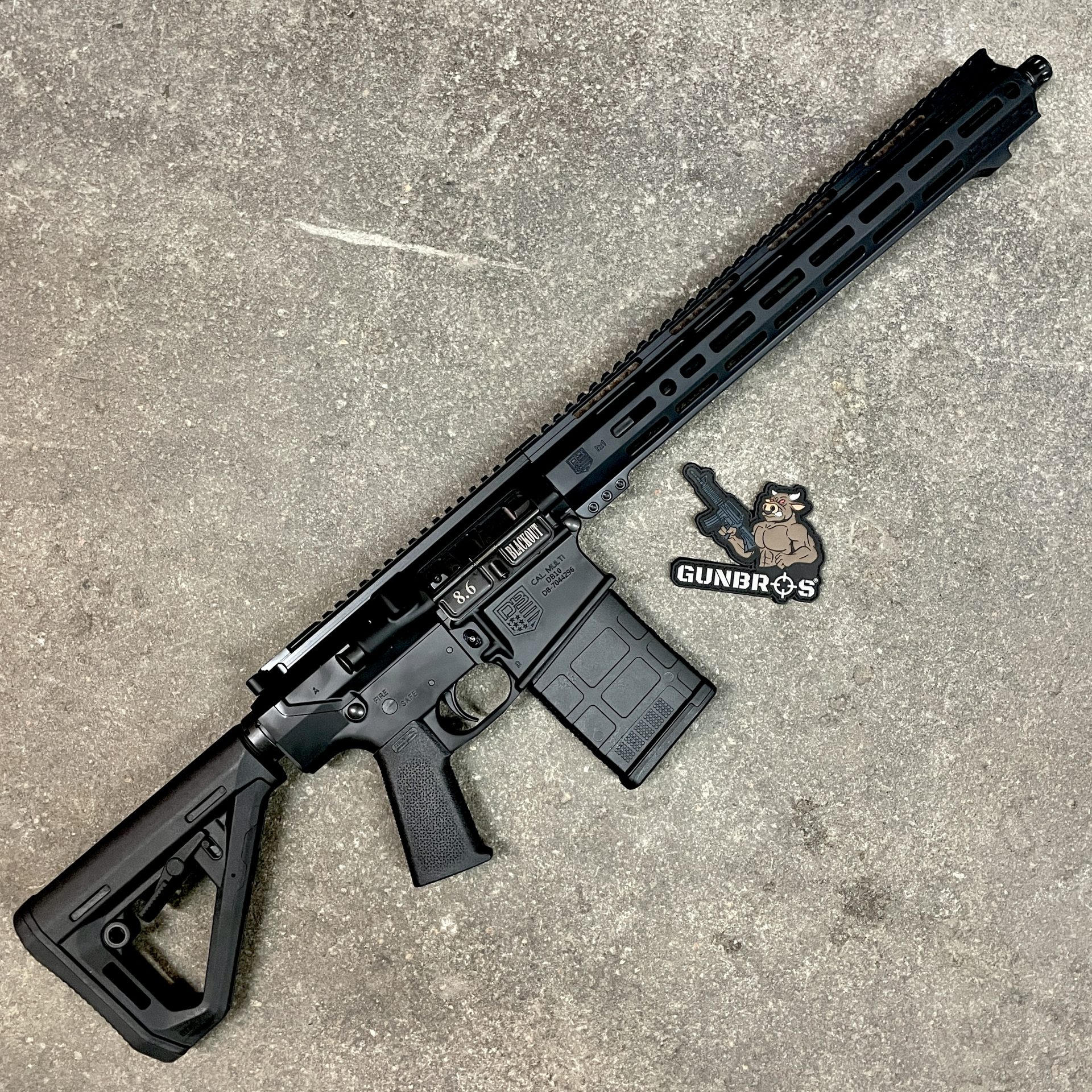 Diamondback DB-10 8.6 Blackout - GUNTICKETS [20 SPOT] - GUNBROS