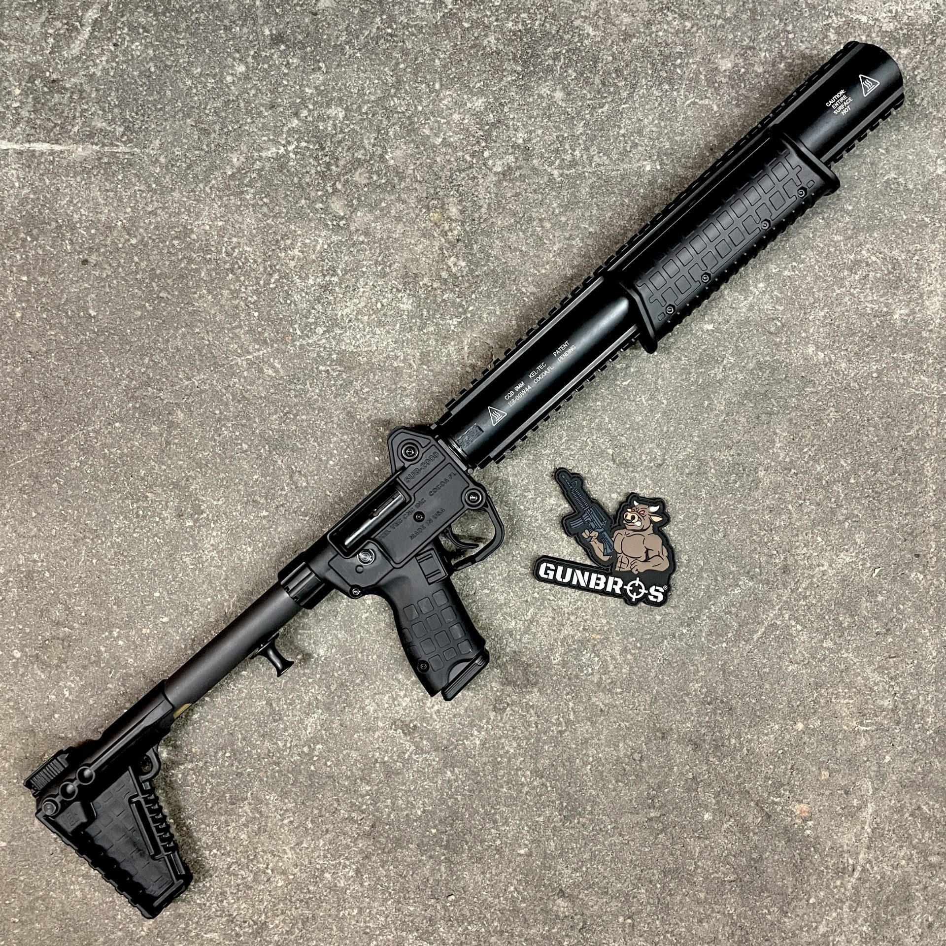 Kel-Tec SUB CQB 9mm Integrally Suppressed - GUNTICKETS [20 SPOT] - GUNBROS