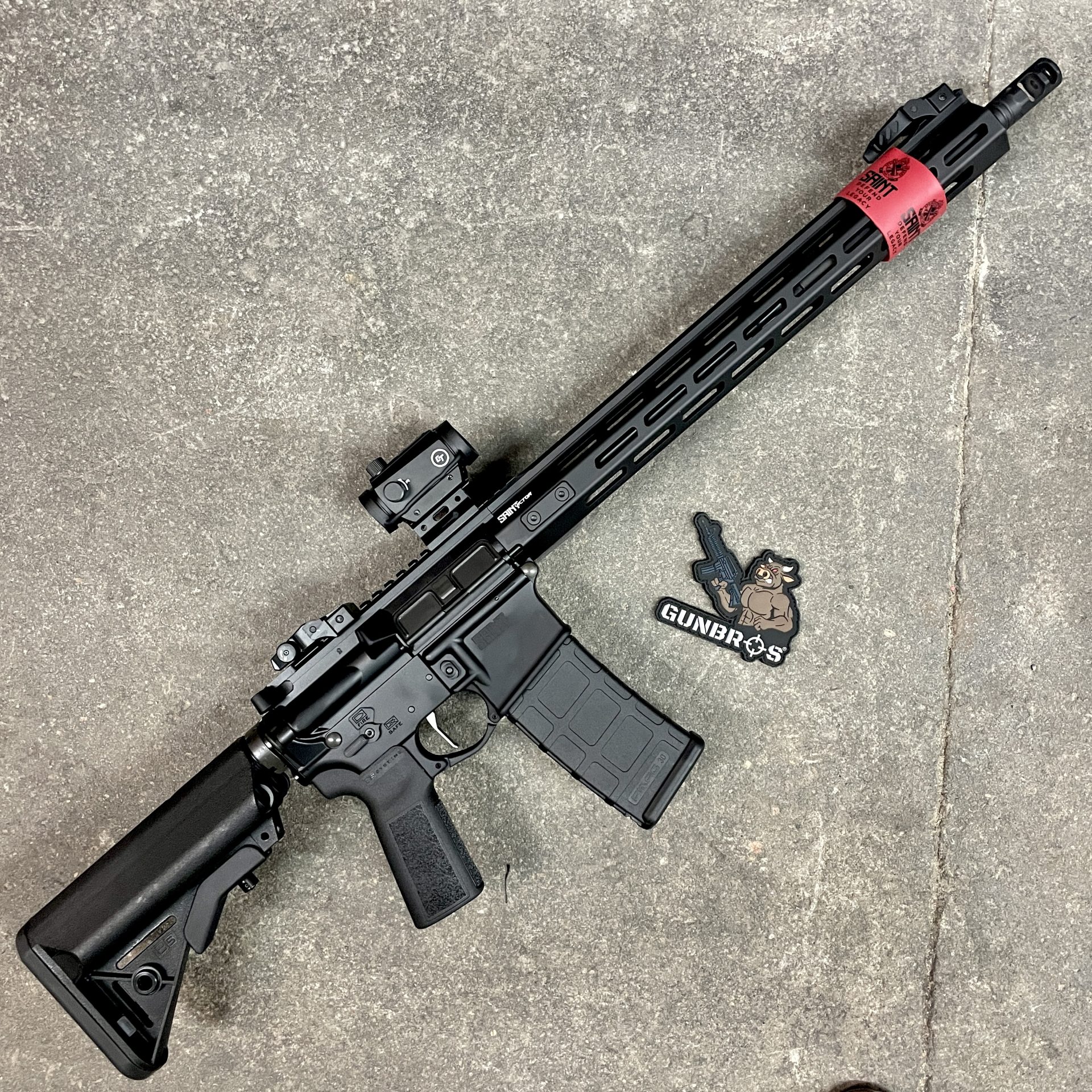 Springfield Armory Saint Victor AR15 5.56mm Gear Up W/ CT Red Dot ...