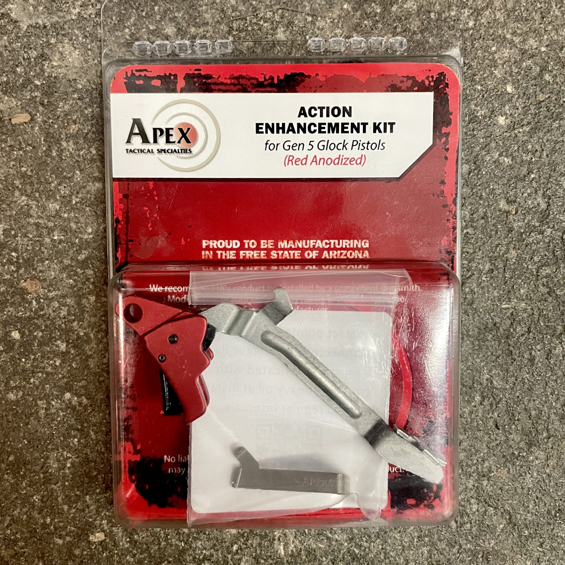 Apex Enhanced Glock Gen 5 Trigger G17, G19, G19x, G26, G34, G45 ...