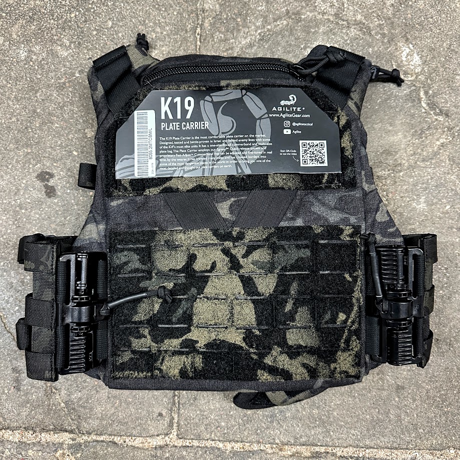 Agilite K19 Plate Carrier Black Multicam w/ Agilite Protector 3ST ...