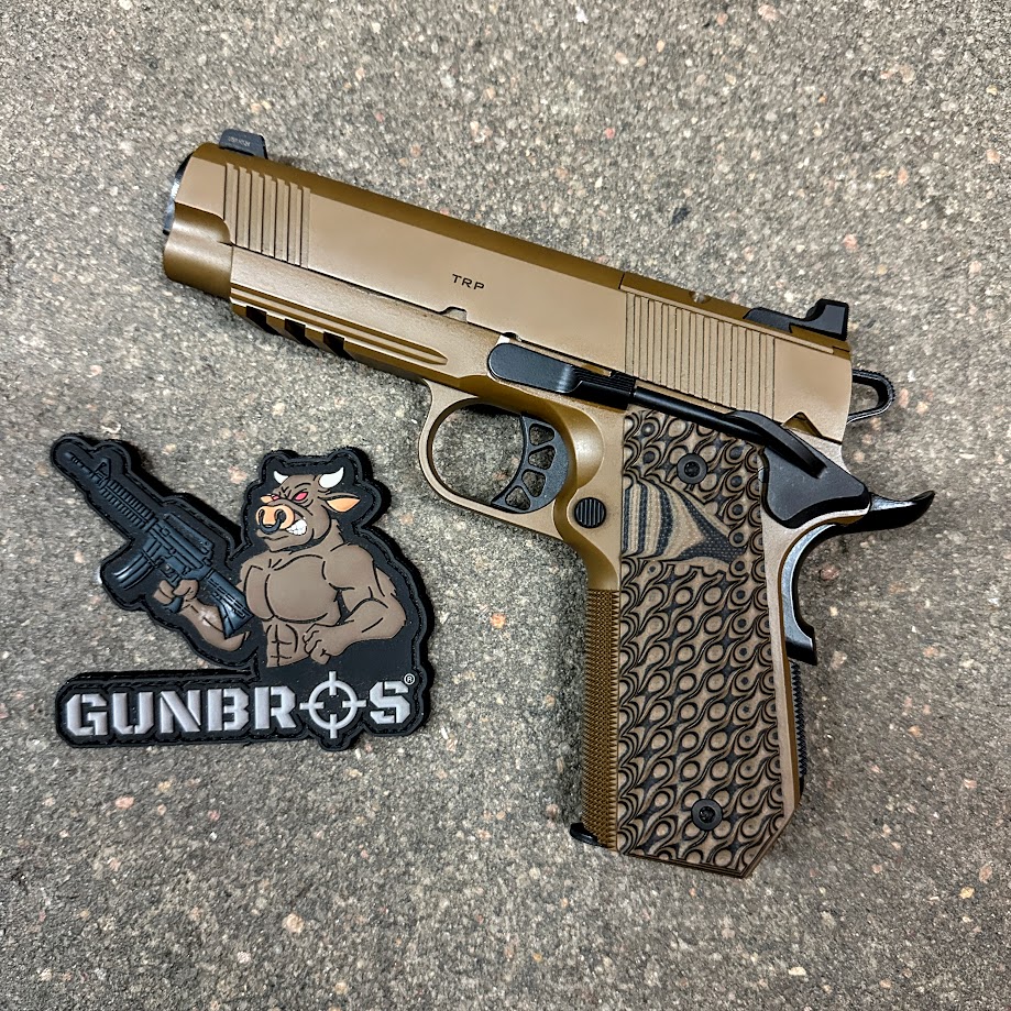 Springfield TRP AOS 1911 9mm FDE 4.25" Optic Ready - GUNTICKETS [25 ...