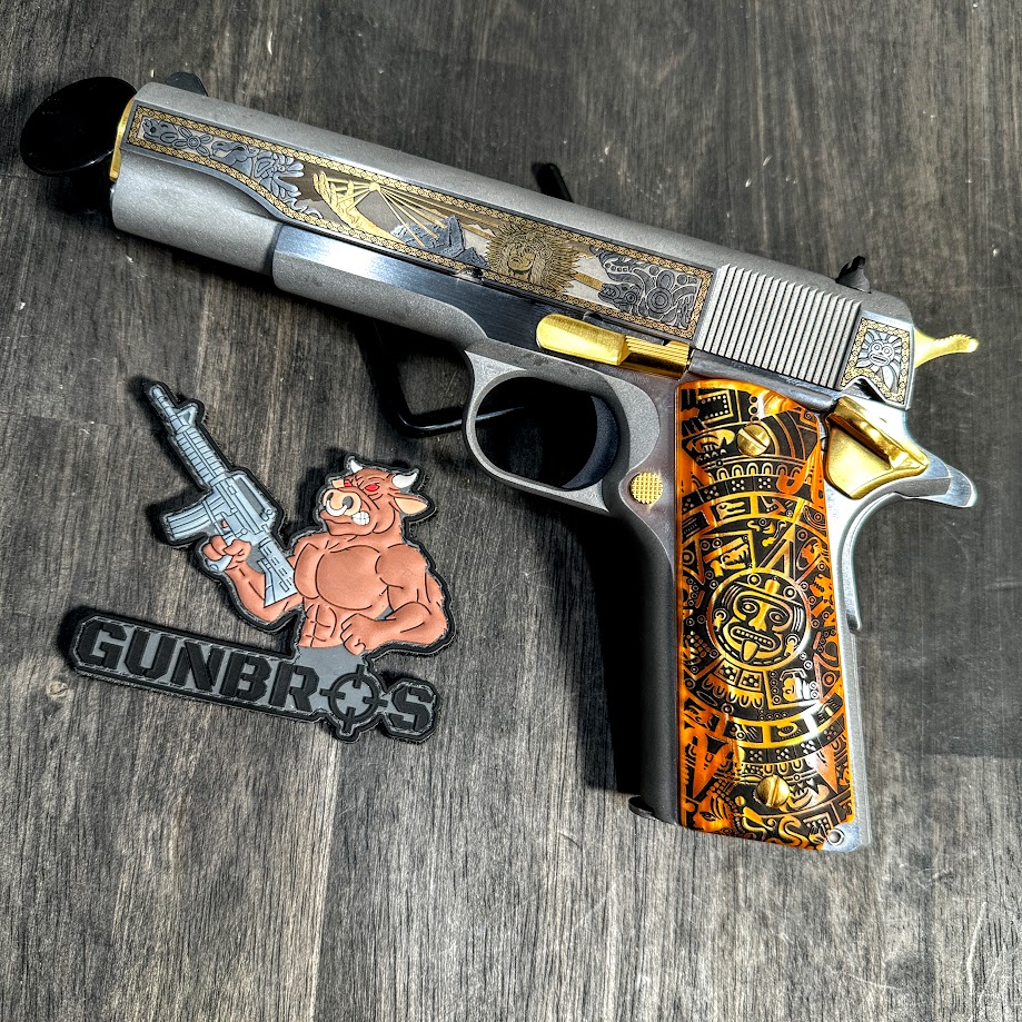 Colt 1911 Incan Series Inti Sun God .38 Super (#37 of 500) - GUNTICKETS ...