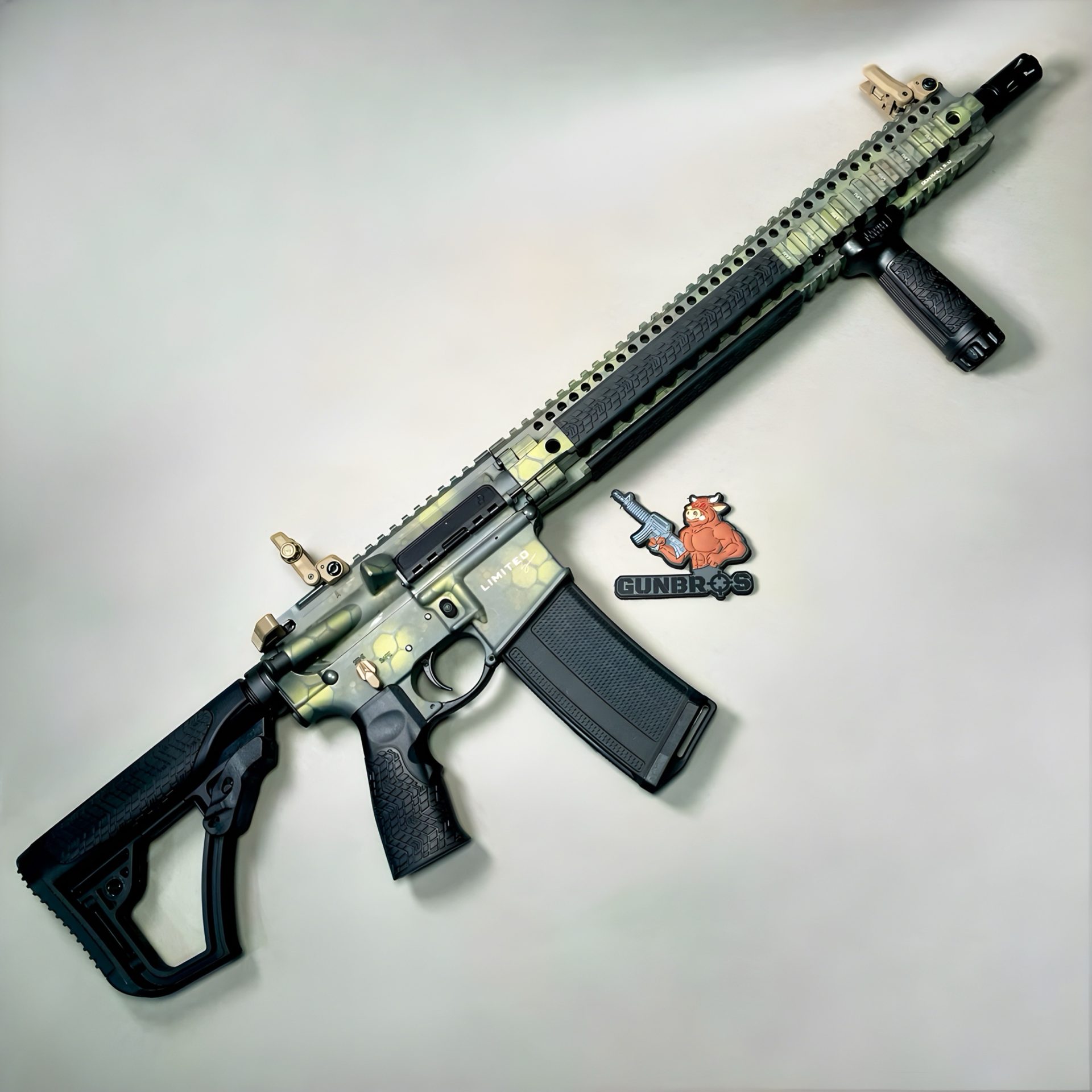 Daniel Defense Crocodile Limited Series 5.56 Nato W/ Radian LT & MBUS ...