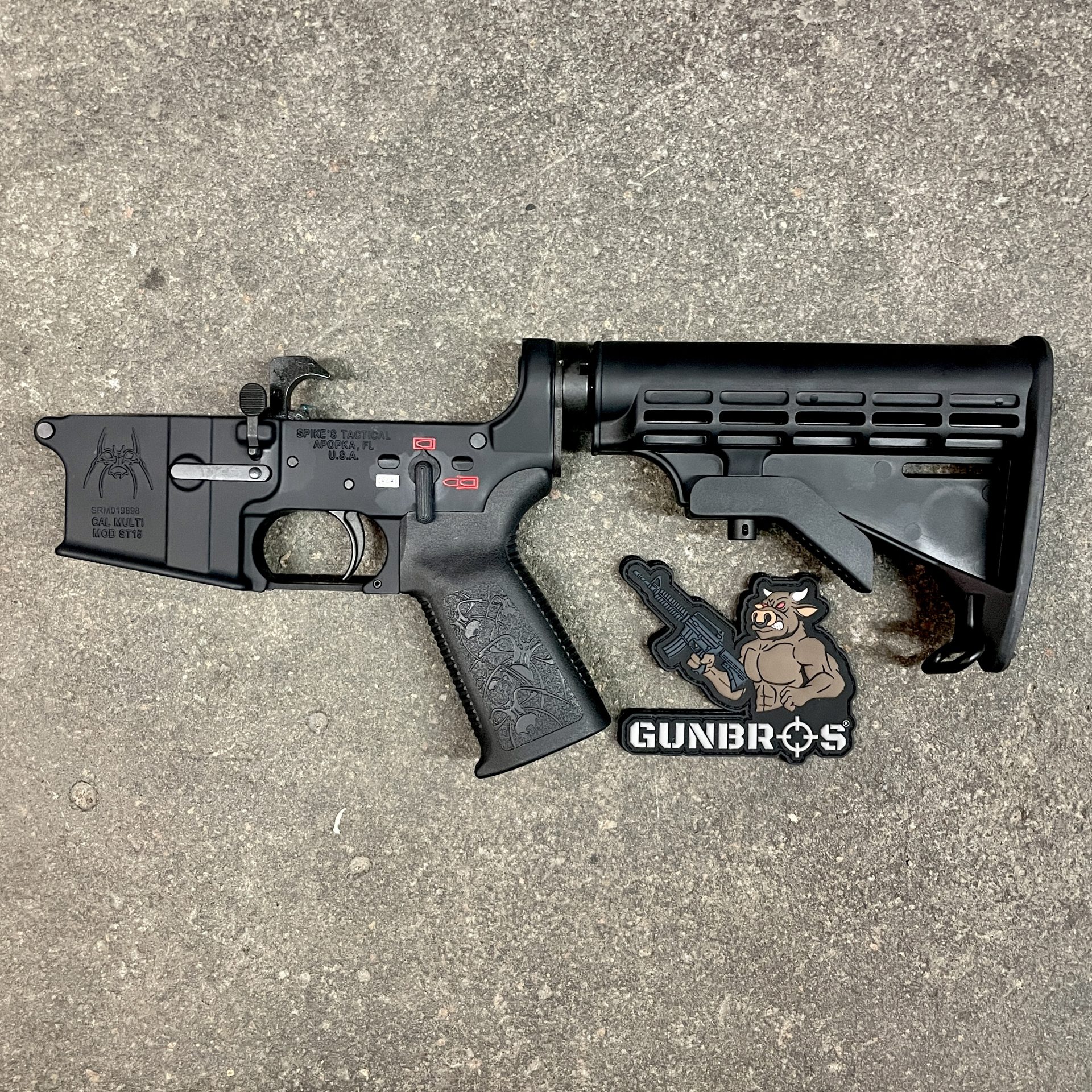 Spikes Tactical Complete AR15 Lower - GUNTICKETS [10 SPOT] - GUNBROS