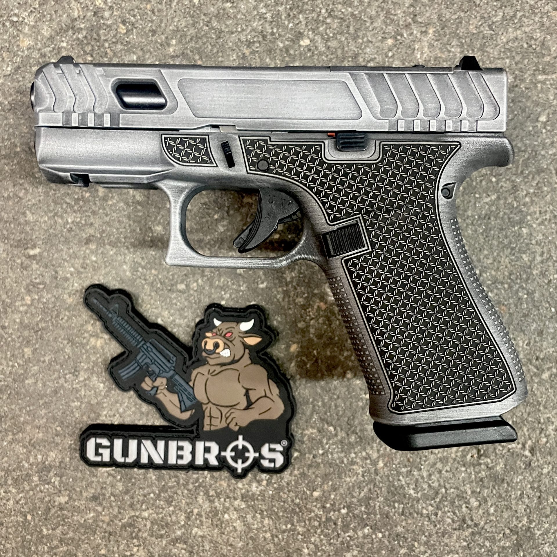 Glock 43X Shark Coast Hoth Grey 9mm (Optic Ready) - GUNTICKETS [10 SPOT ...