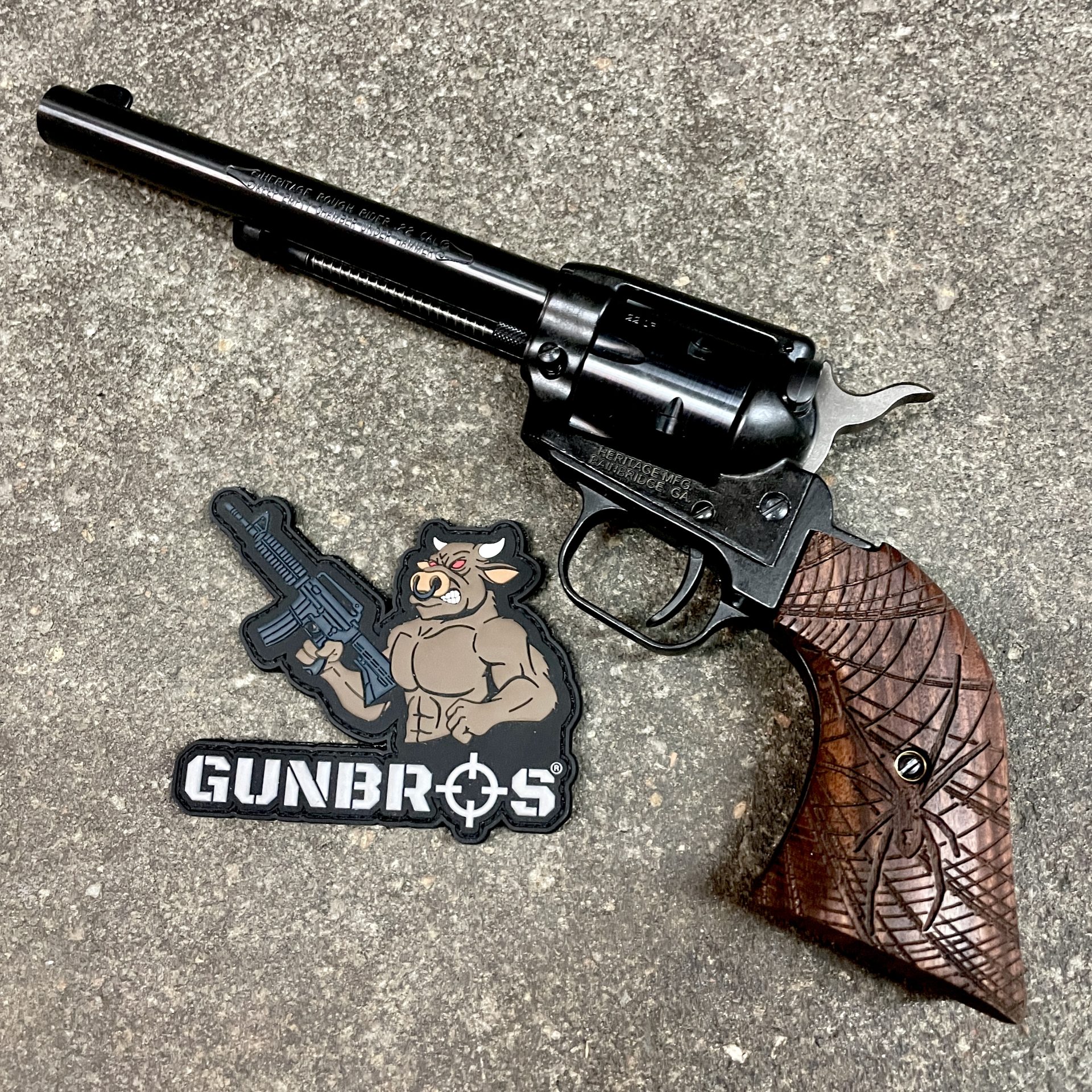 Heritage Rough Rider Burnt Spider .22LR - GUNTICKETS [10 SPOT] - GUNBROS