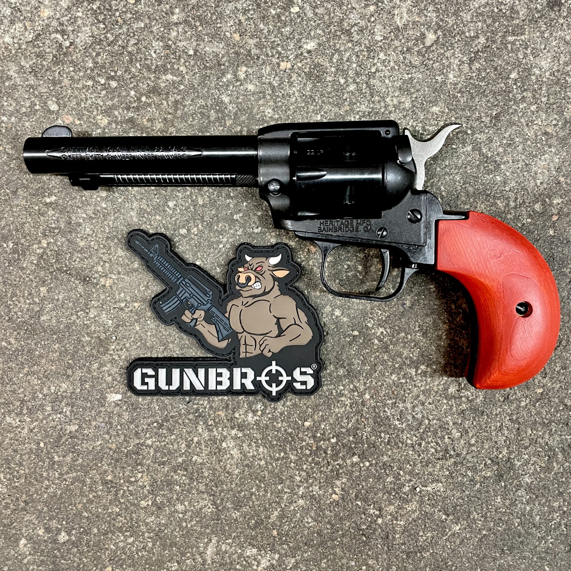 Heritage Rough Rider .22LR Cocobolo Birds Head 4.75" W/ .22 WMR ...