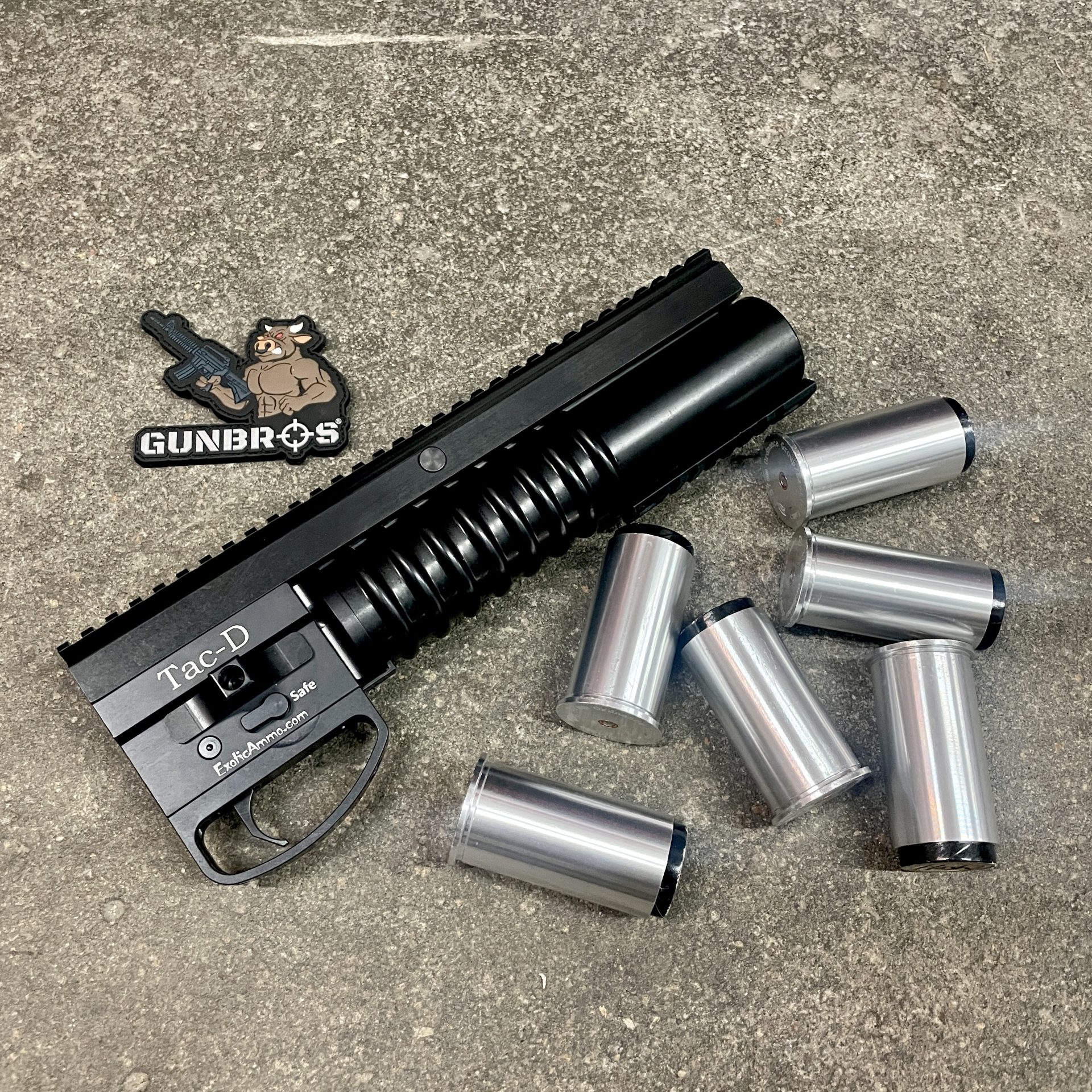 Tac-D 37mm Underbarrel Launcher w/ 3 Flash Bang & 3 Concussive Rounds ...