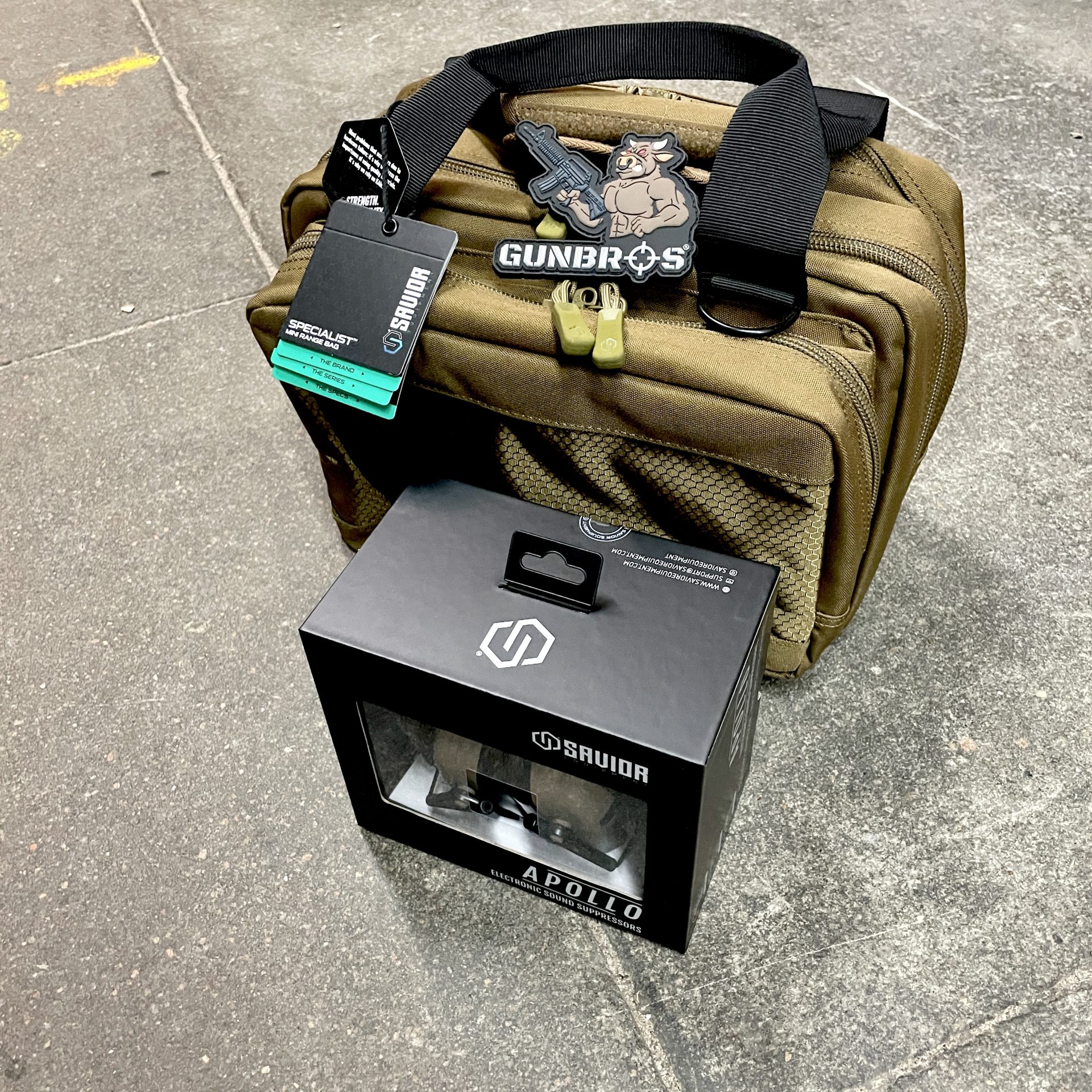 Savior Specialist Mini Range Bag W/ Savior Apollo Active Muffs FDE ...