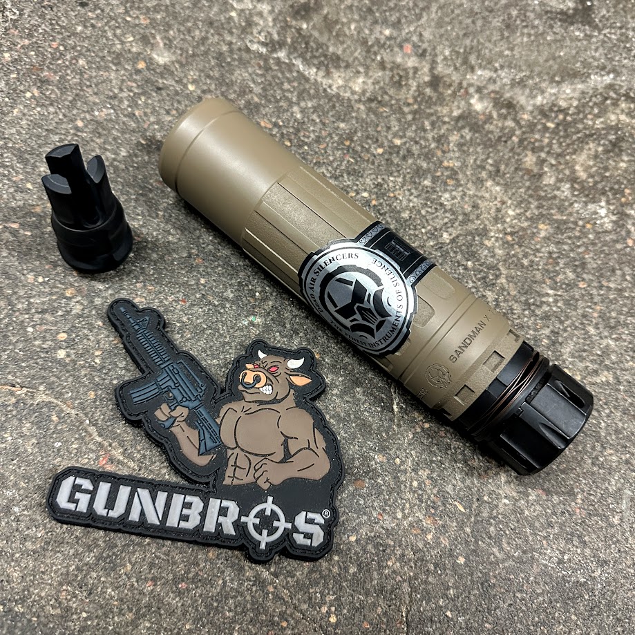 Dead Air Sandman X KeyMo FDE w/ KeyMicro FH 5/8x24 - GUNTICKETS [20 ...